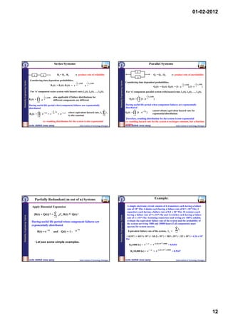 3. reliability modelling | PDF