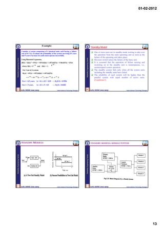 3. reliability modelling | PDF