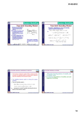3. reliability modelling | PDF