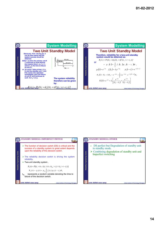 3. reliability modelling | PDF | Operating Systems | Computer Software ...