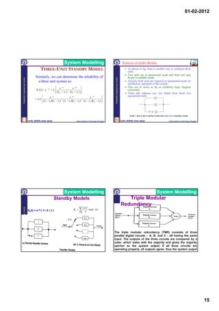 3. reliability modelling | PDF
