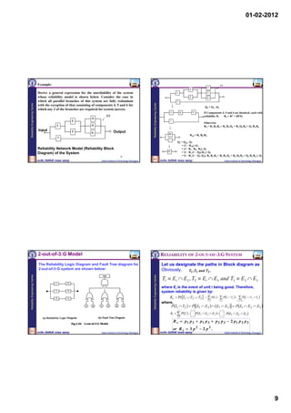 3. reliability modelling | PDF