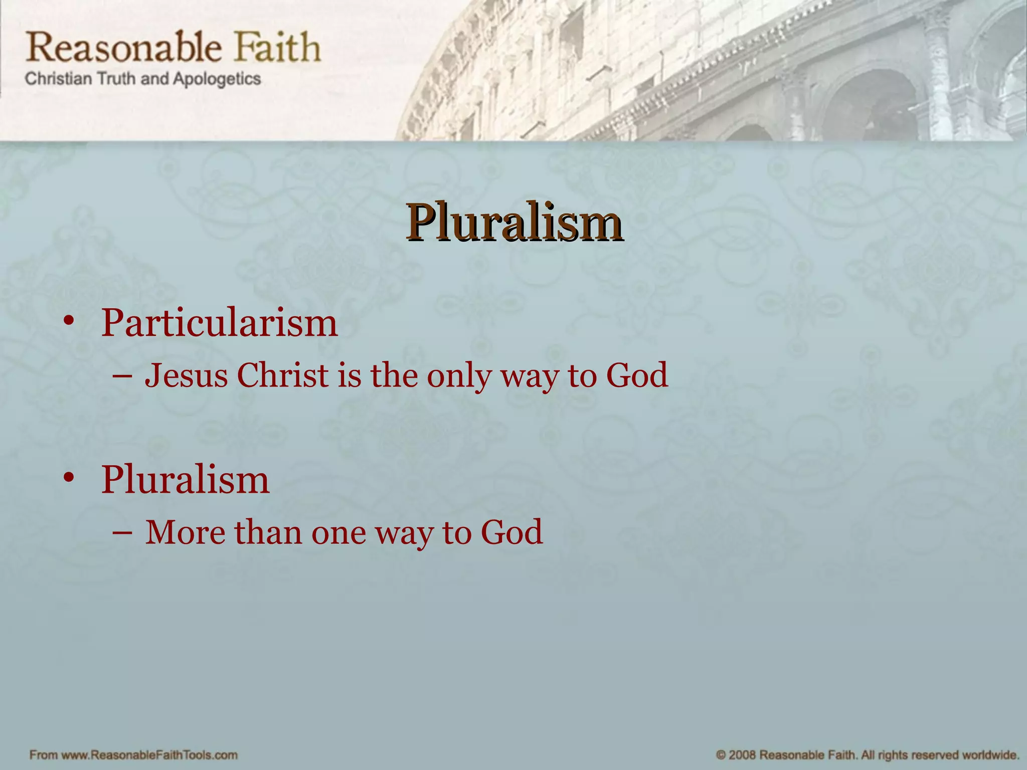 Religious Pluralism | PPT