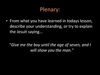 Religious Upbringing (Catholic) | PPT