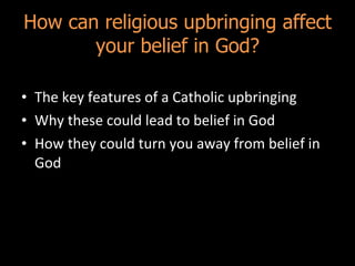 Religious Upbringing (Catholic) | PPT