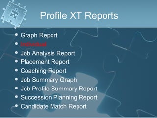 3 reports | PPT