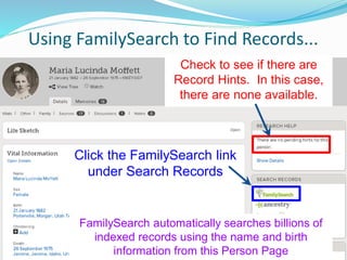 3 Family Search Research | PPT