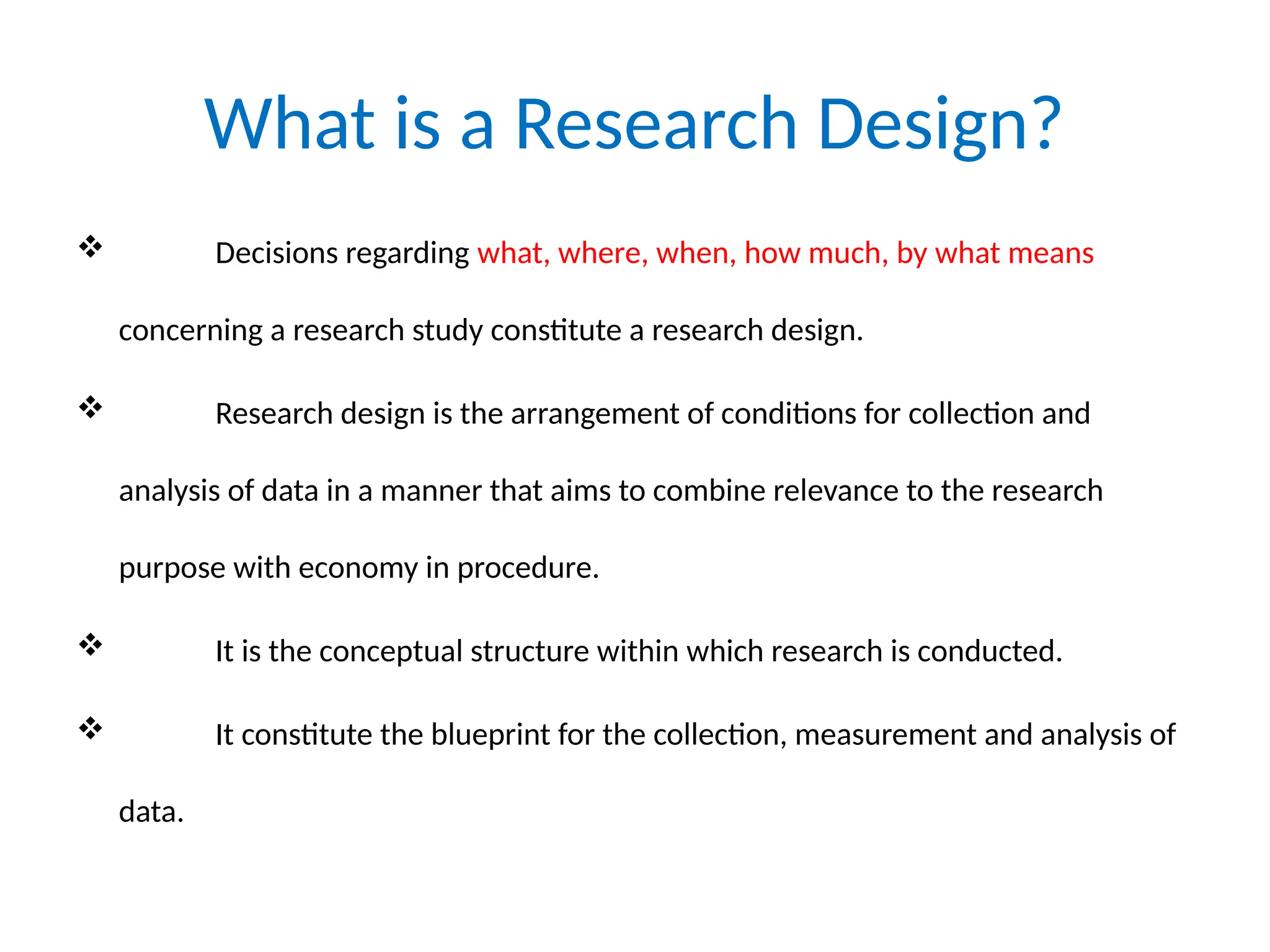 Introduction to research design in research methodology | PPTX