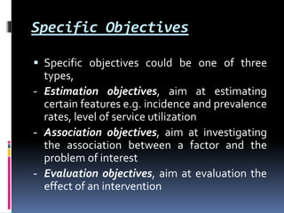 Research Objectives | PPT