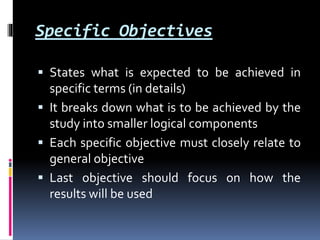 Research Objectives | PPT