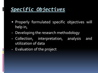 Research Objectives | PPTX