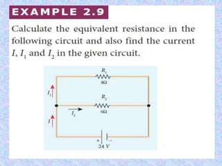RESISTORS IN SERIES AND PARALLEL | PPTX