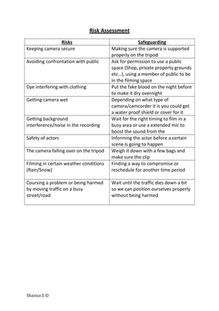 3. risk assessment | PDF