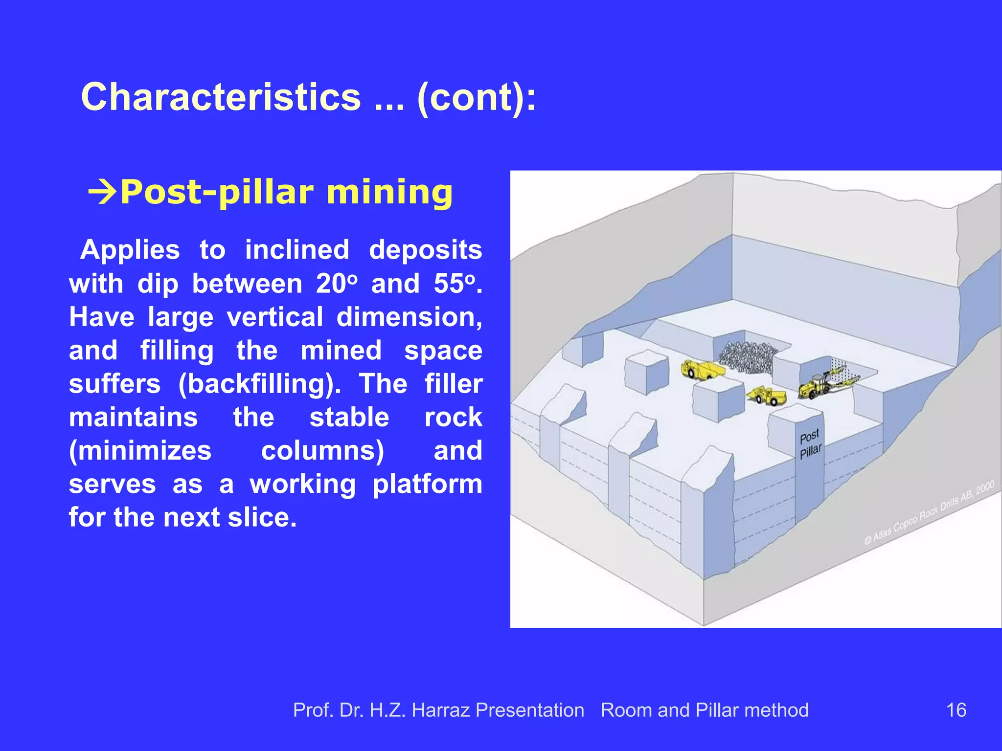 Room and Pillar Mining Method | PDF