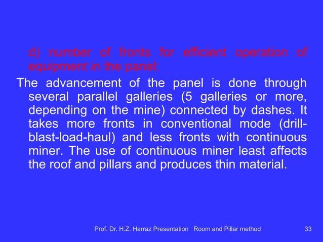 Room and Pillar Mining Method | PDF | Geology | Science