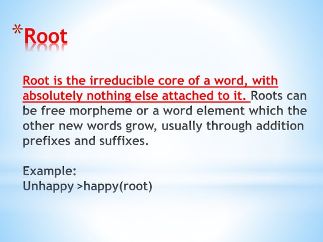 Root, base and stem | PPTX