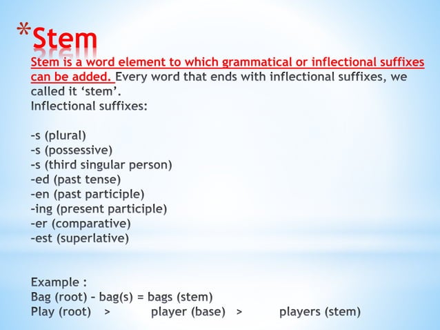 Root, base and stem | PPTX