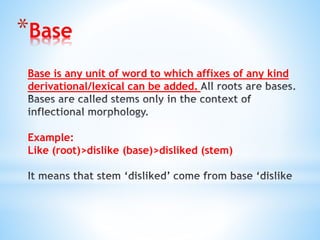 Root, base and stem | PPTX