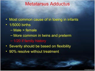 Rotational deformities of lower extremity in children | PPT