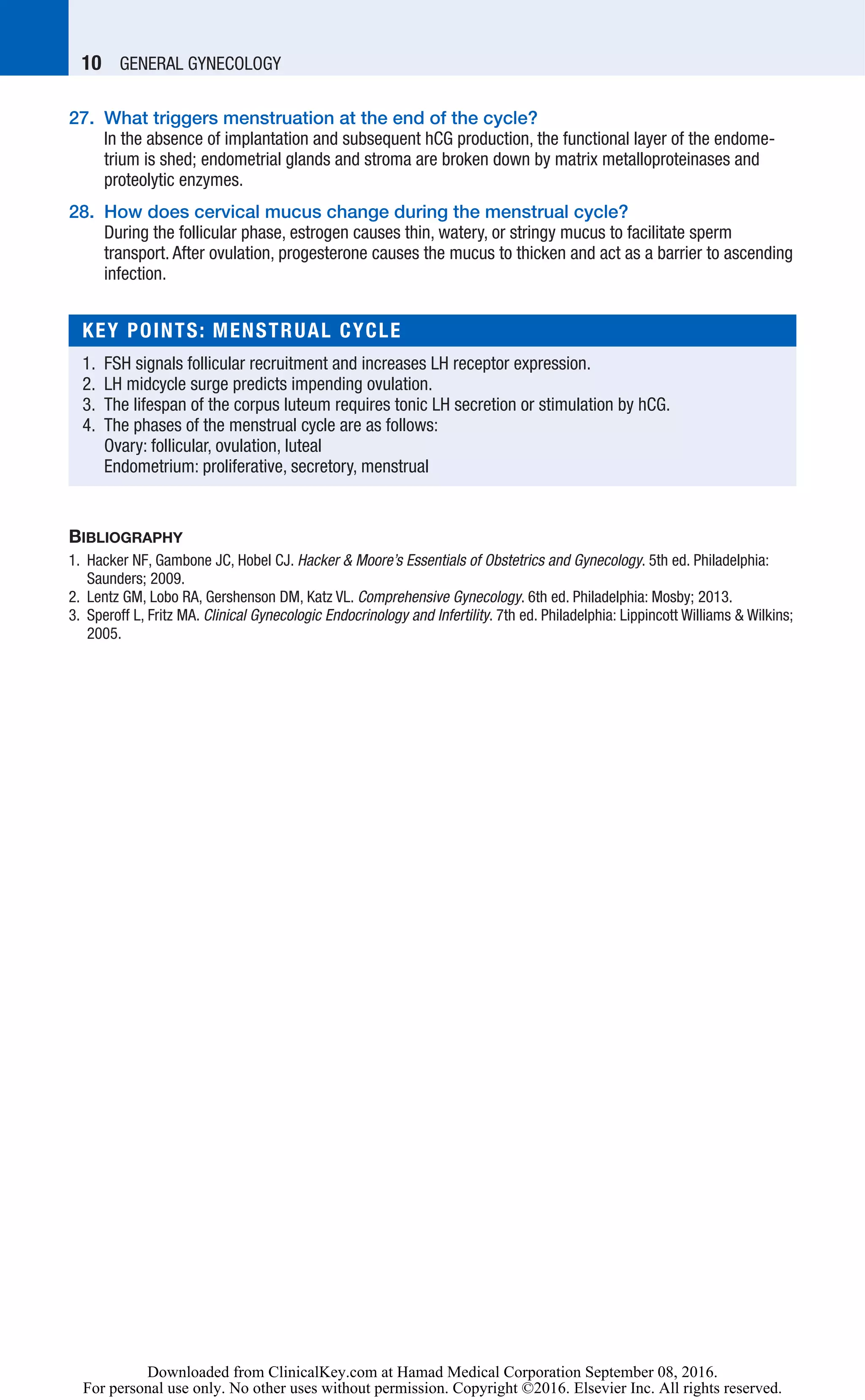 the menstrual cycle | PDF