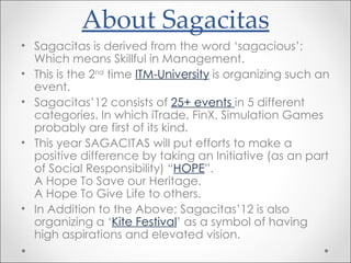 3. sagacitas'12 (event sponsorship) | PPT