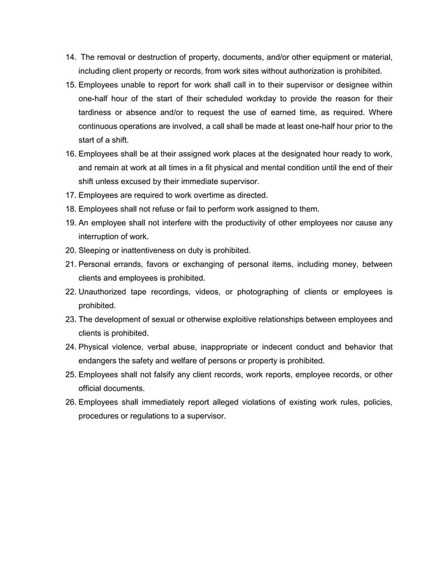 3 - SAMPLE COMPANY RULES AND POLICY.docx