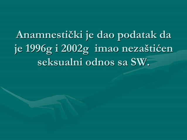 sana sabovic - hiv i tbc | PPTX