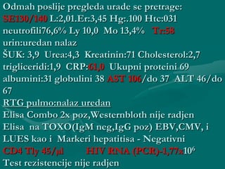 sana sabovic - hiv i tbc | PPTX