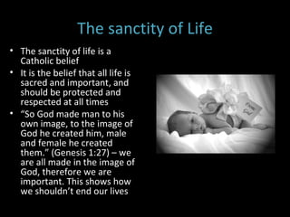 Sanctity Of Life | PPT