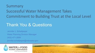 Integrated Water Management in Nebraska: Successes and Challenges ...