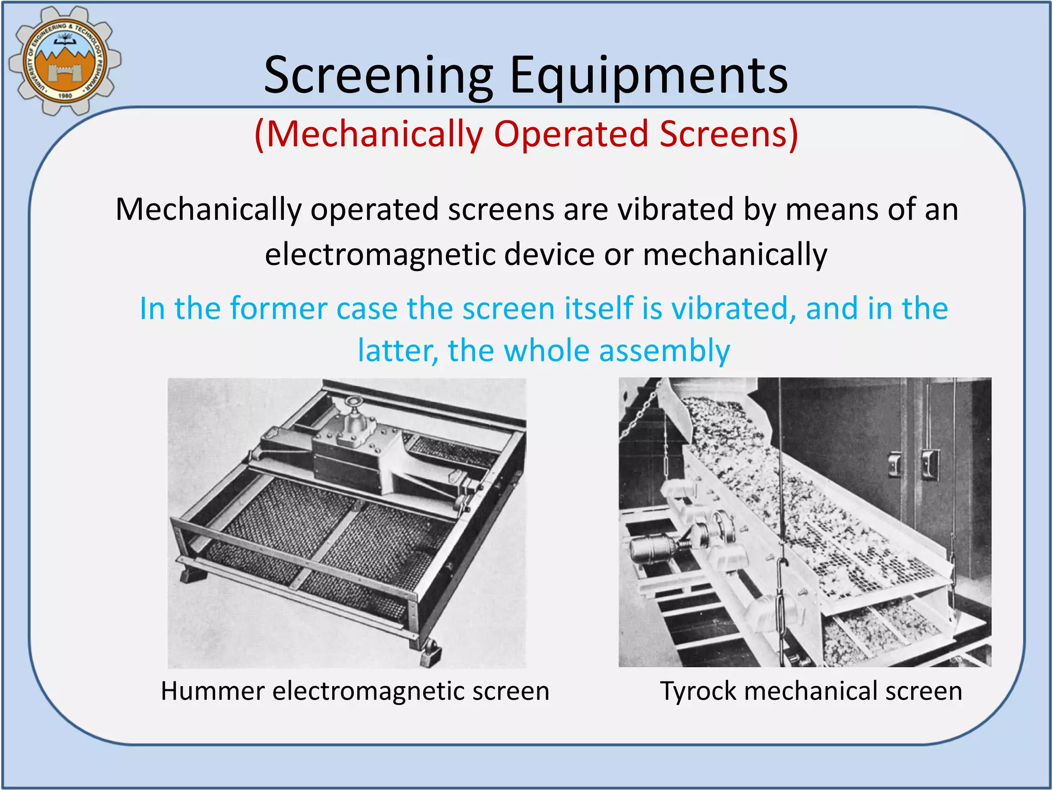 screening of solid particles | PDF