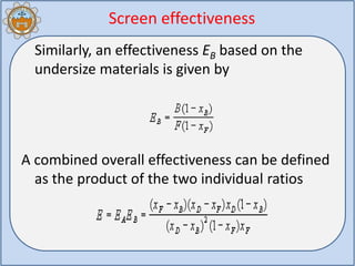 screening of solid particles | PDF