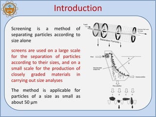 screening of solid particles | PDF