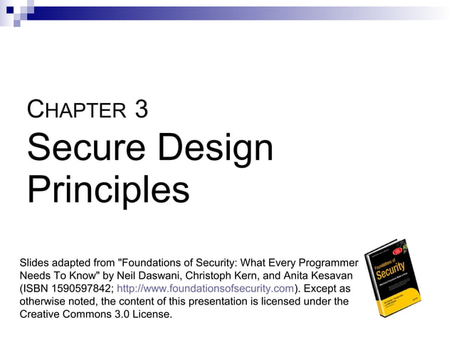 3 secure design principles