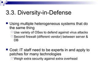 3 secure design principles | PPT