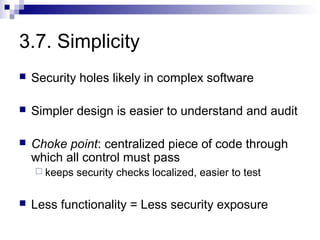 3 secure design principles | PPT