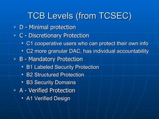 3. security architecture and models | PPT