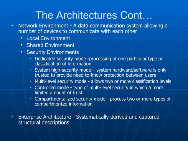 3. security architecture and models | PPT