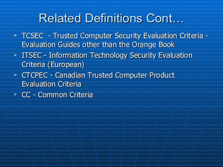 3. security architecture and models