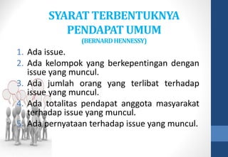 3-Sejarah, Syarat dan Proses Pembentukan Pendapat Umum.ppt