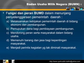 3. sekilas perbandingan bumn, bums dan koperasi | PPT