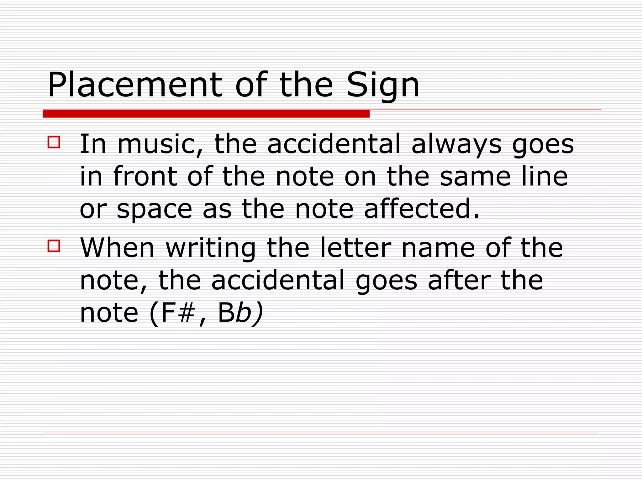 3 Semitones Whole Tones Accidentals | PPT