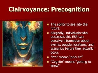 Precognition Definition
