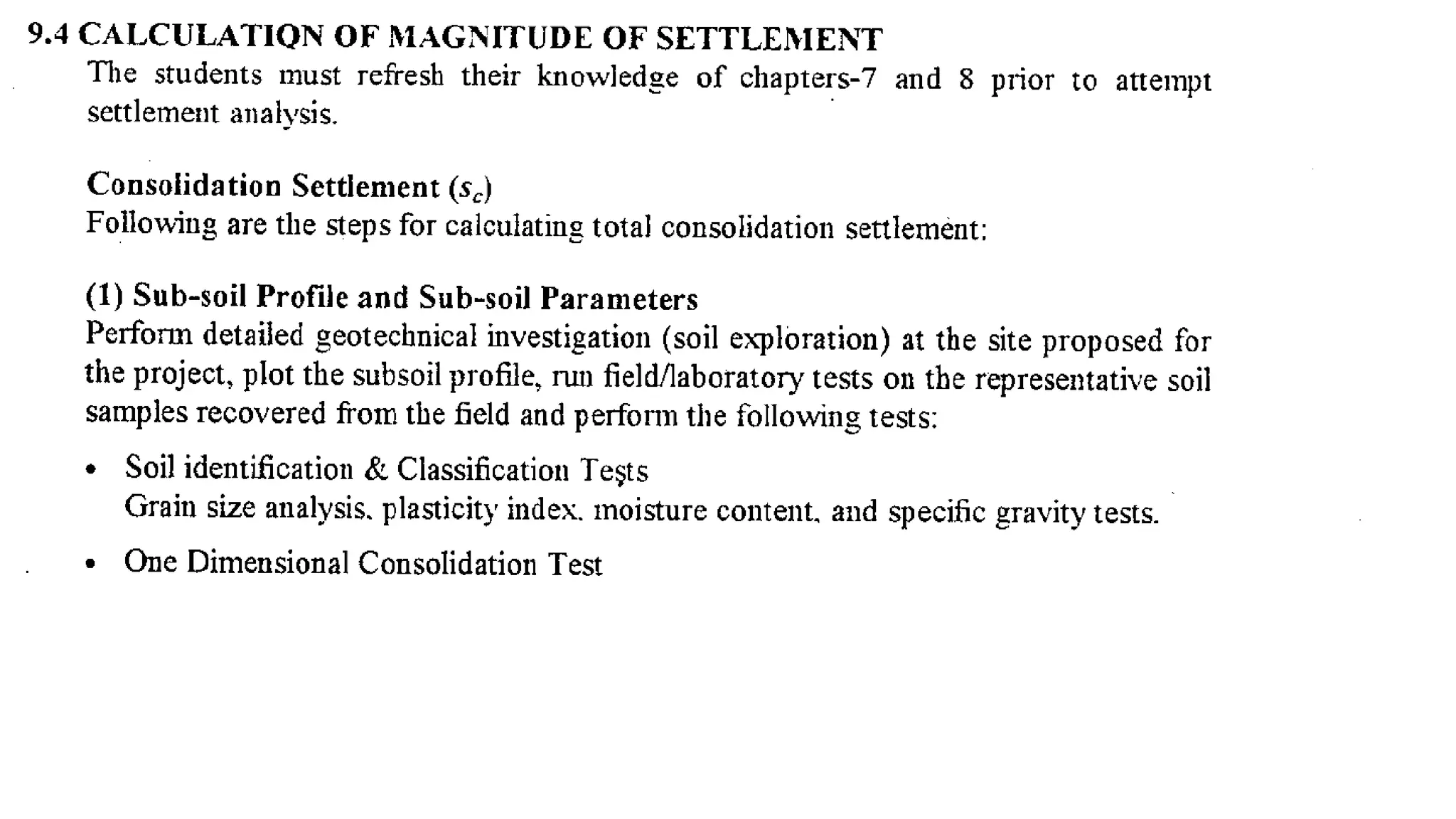 3 Settlement Analysis Pdf