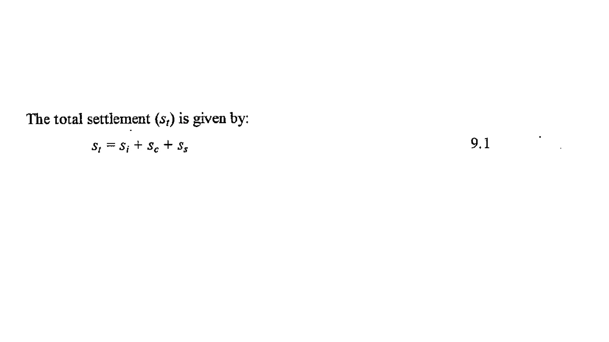 3 settlement analysis | PDF