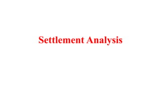 3 Settlement Analysis Pdf