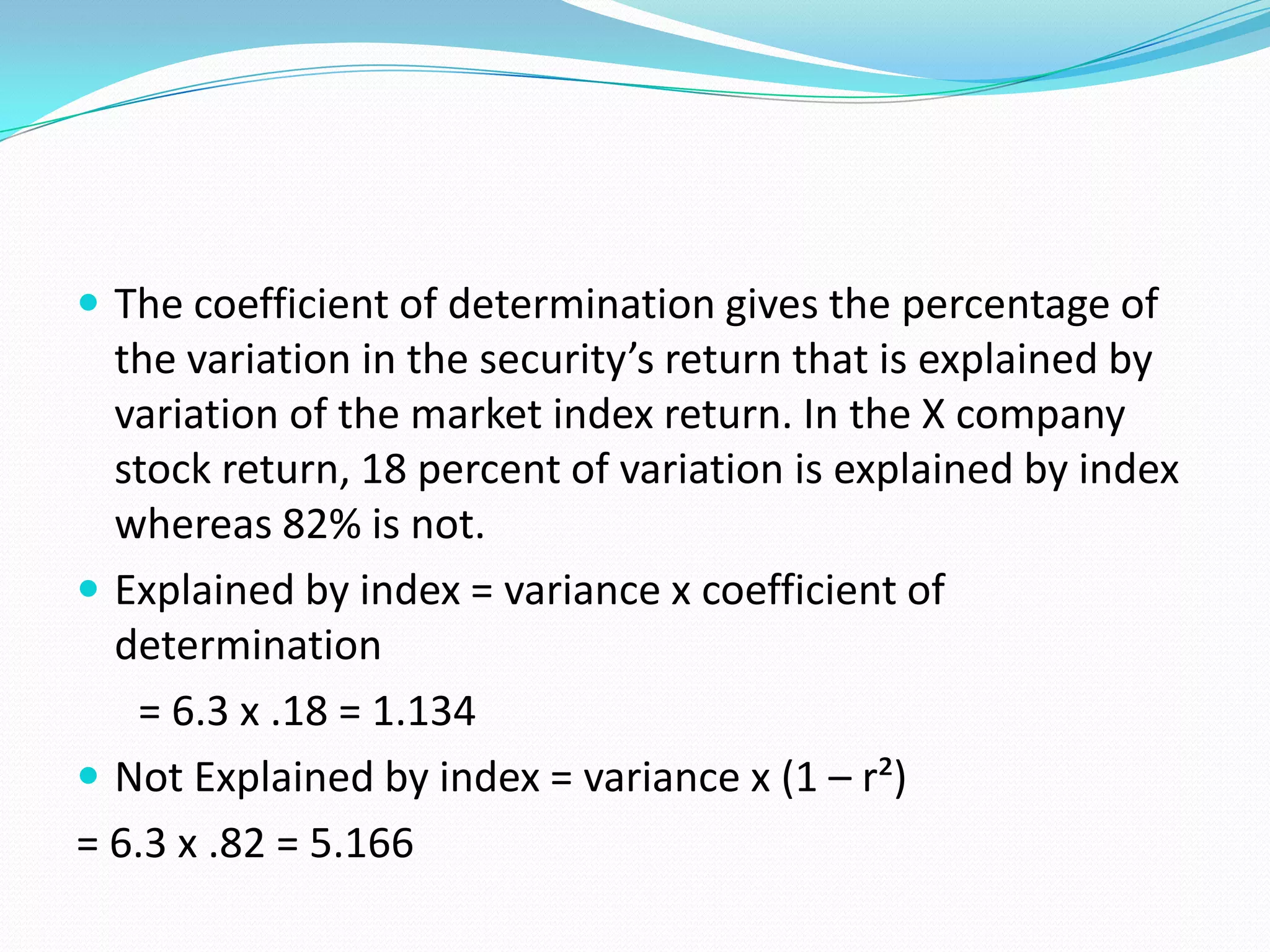 3. sharpe index model | PPTX