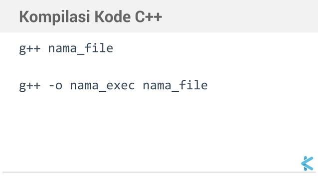 Pemrograman C++ - Sintaks Dasar | PDF