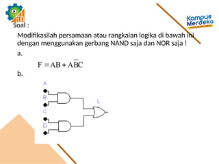 3-Pembelajaran mengenai sirkuit logika matematika | PPT