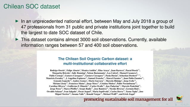 Soil Information System for Latin America and the Caribbean SISLAC ...